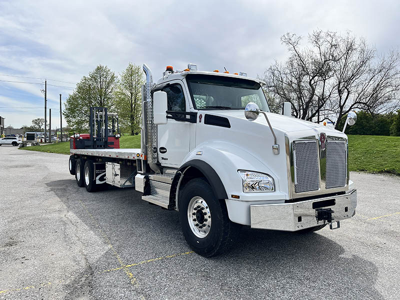 Moffett M8 55.3-10 NX Forklift on Kenworth Truck Work-Ready Package for ...